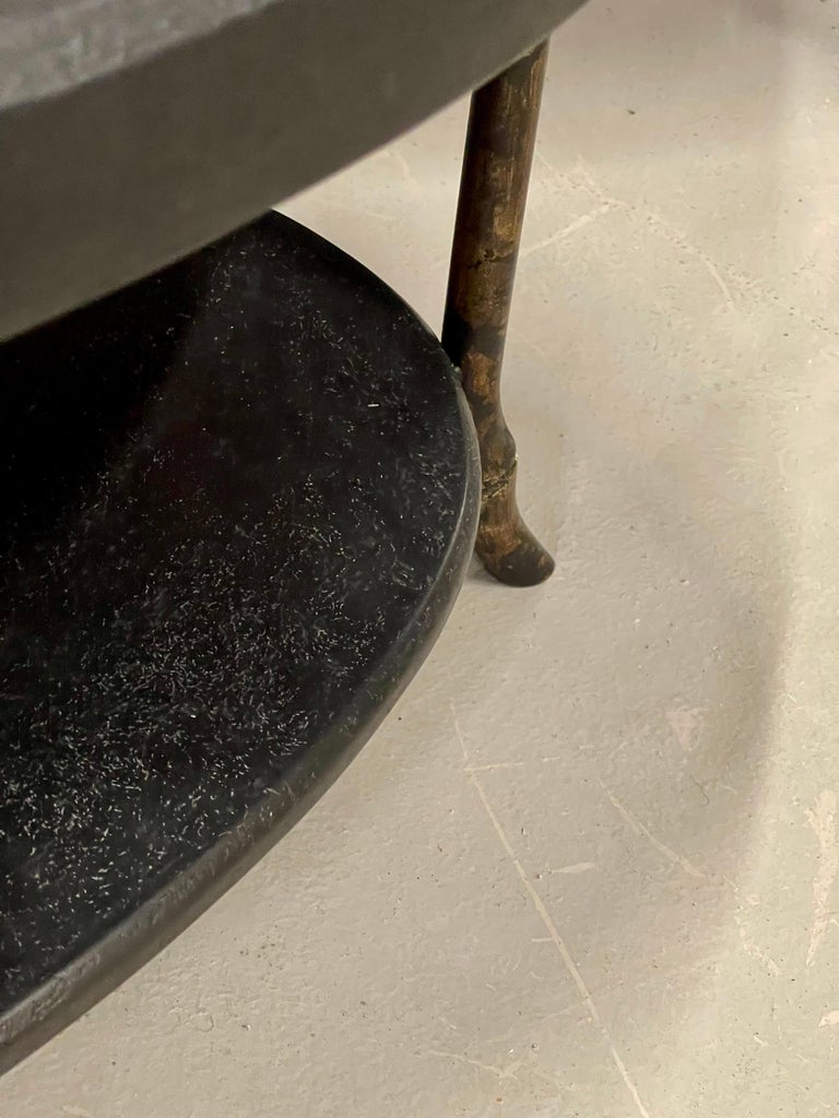 Slate Coffee Table with Inlay at 1stDibs