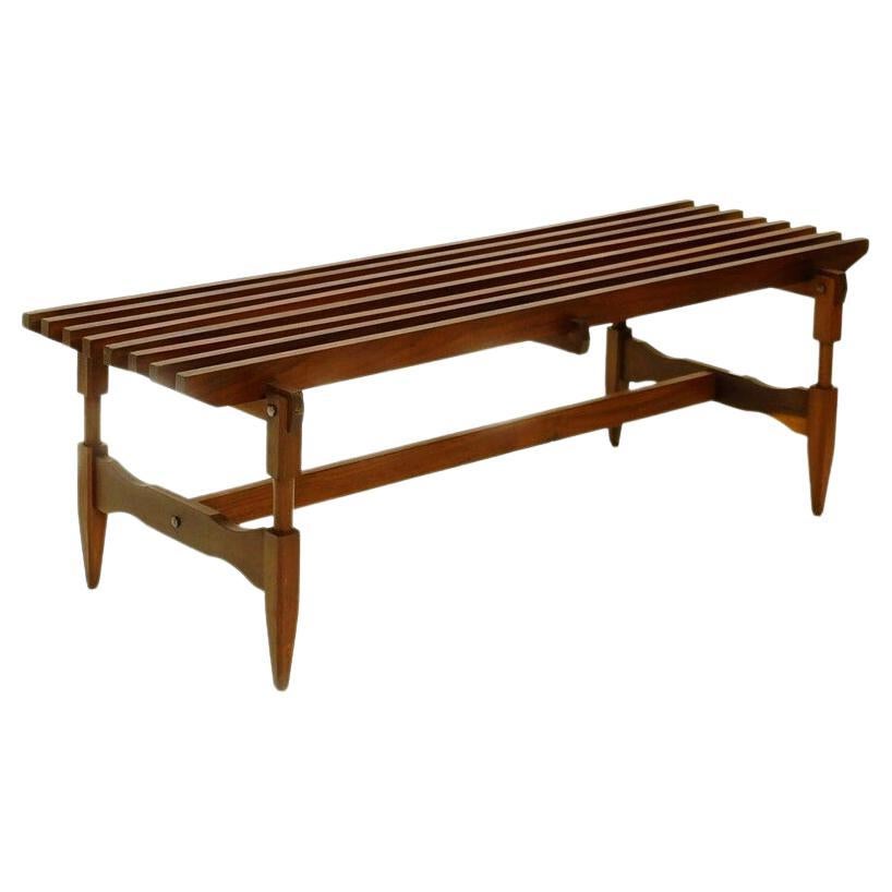 Nice Danish Slat Bench at 1stDibs