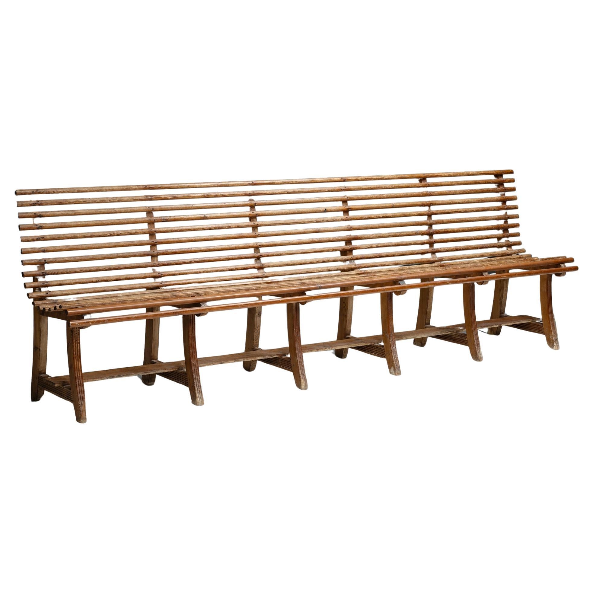 Marble and Shattuck Mahogany Bank of England Bench at 1stDibs | the ...