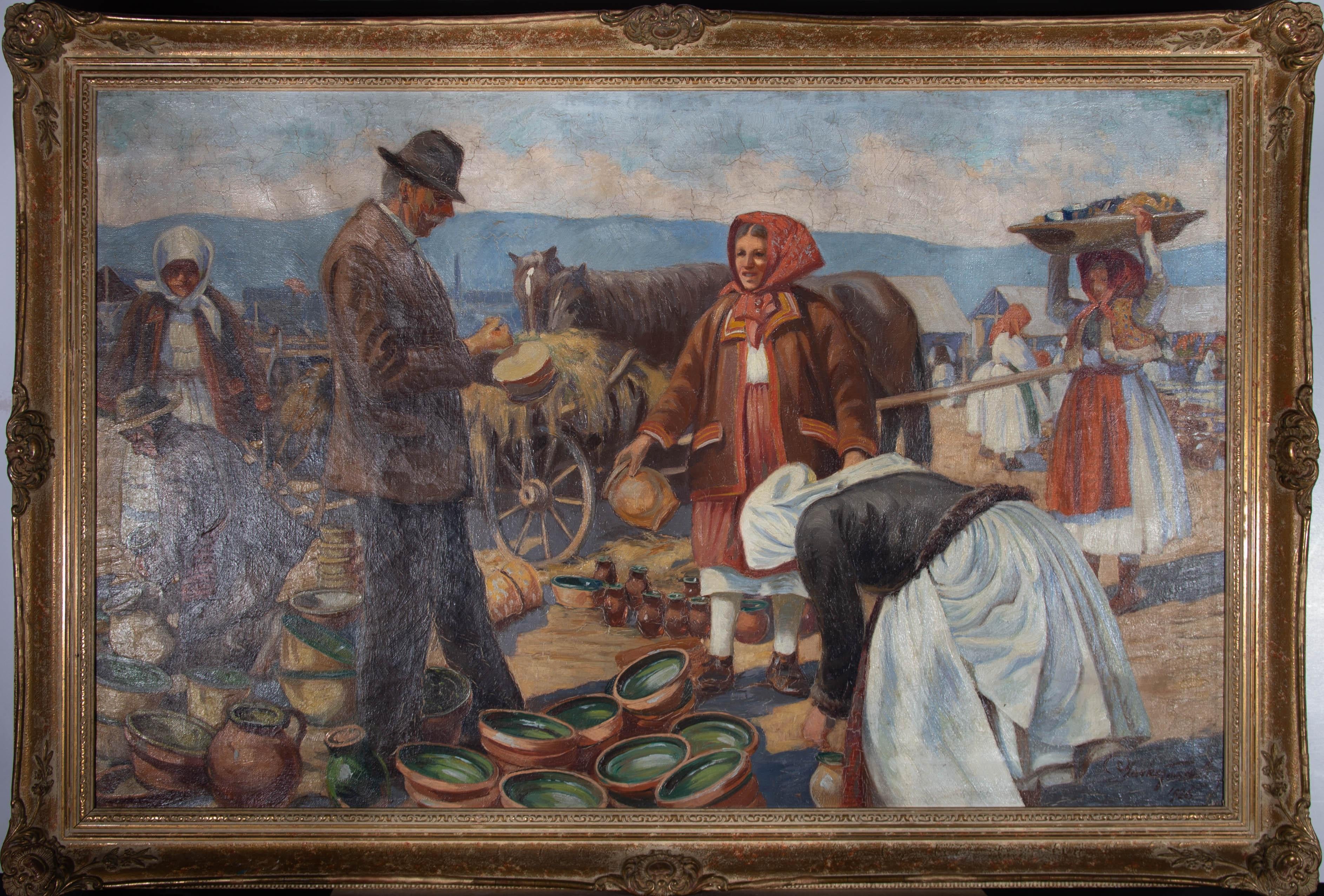 Slavko Tomerlin - Slavko Tomerlin (1892-1981) - 1926 Oil, The Pot ...