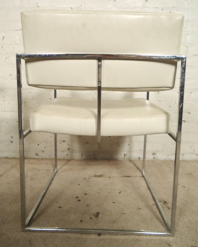 Sleek and Streamlined Milo Baughman Chairs For Sale at 1stDibs