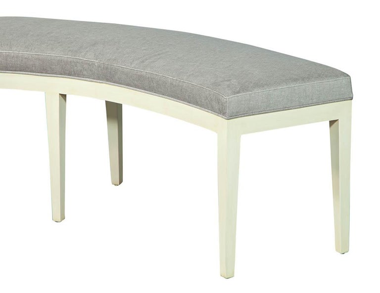 Sleek Modern Curved Bench by Carrocel at 1stDibs