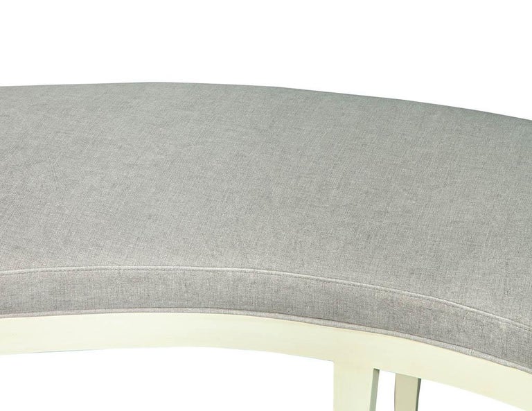 Sleek Modern Curved Bench by Carrocel at 1stDibs