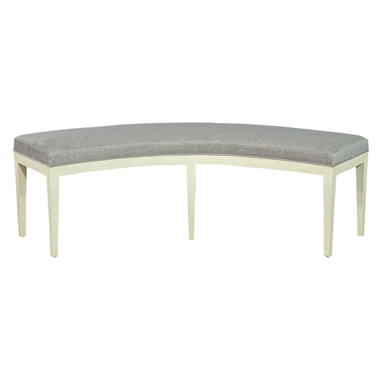 Sleek Modern Curved Bench by Carrocel at 1stDibs