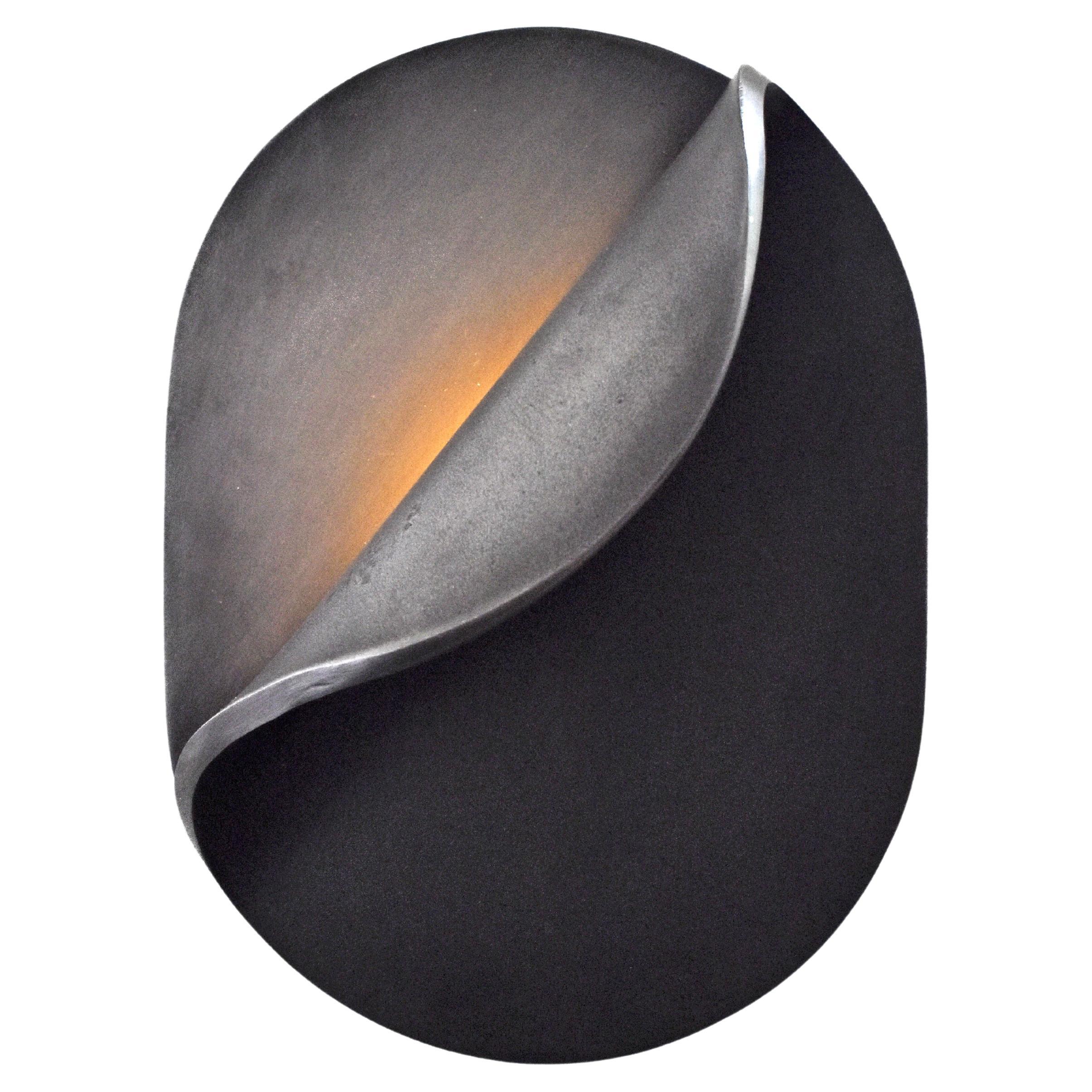 Slice 2 Sculptural Sconce in Brass For Sale at 1stDibs