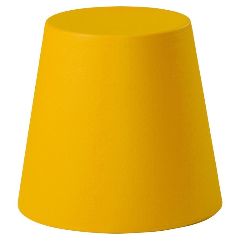 Slide Design Ali Baba Stool in Saffron Yellow by Giò Colonna Romano For ...