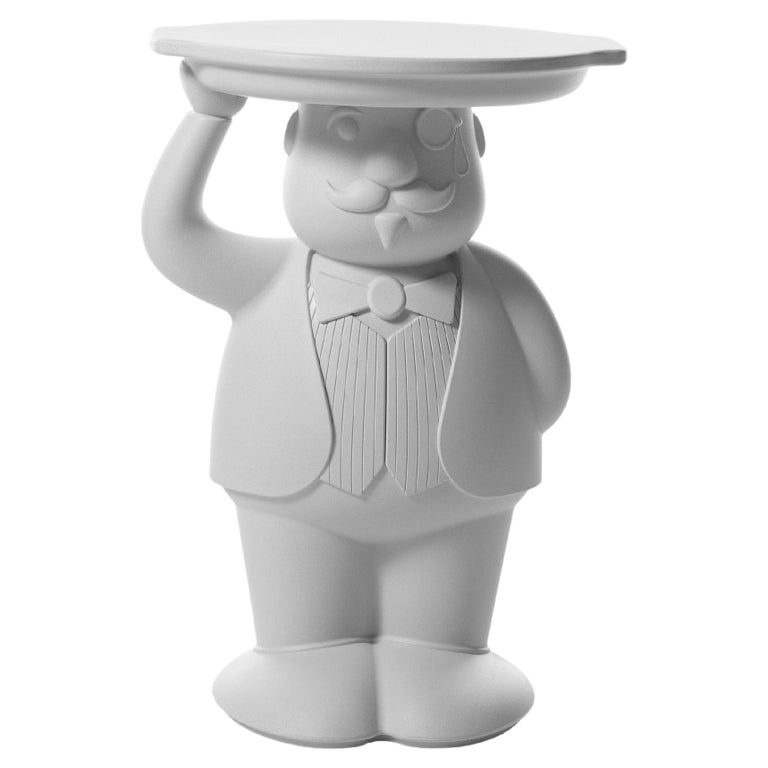 Slide Design Ambrogio Servant Table in Coconut Gray by Favaretto and ...