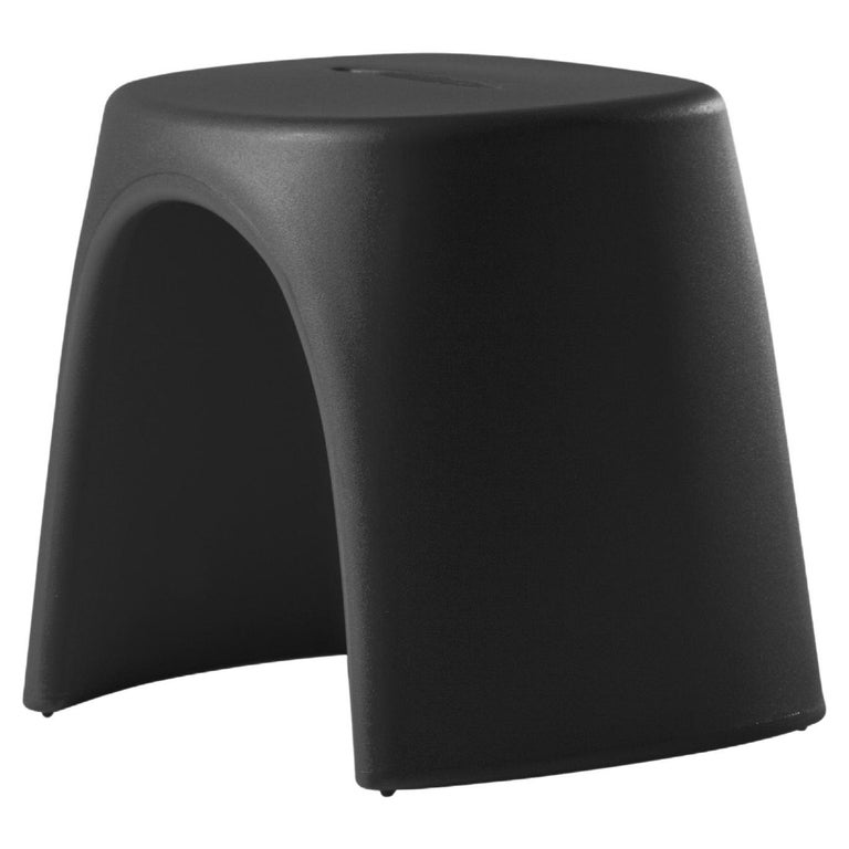 Slide Design Amélie Sgabello Stool in Jet Black by Italo Pertichini For ...