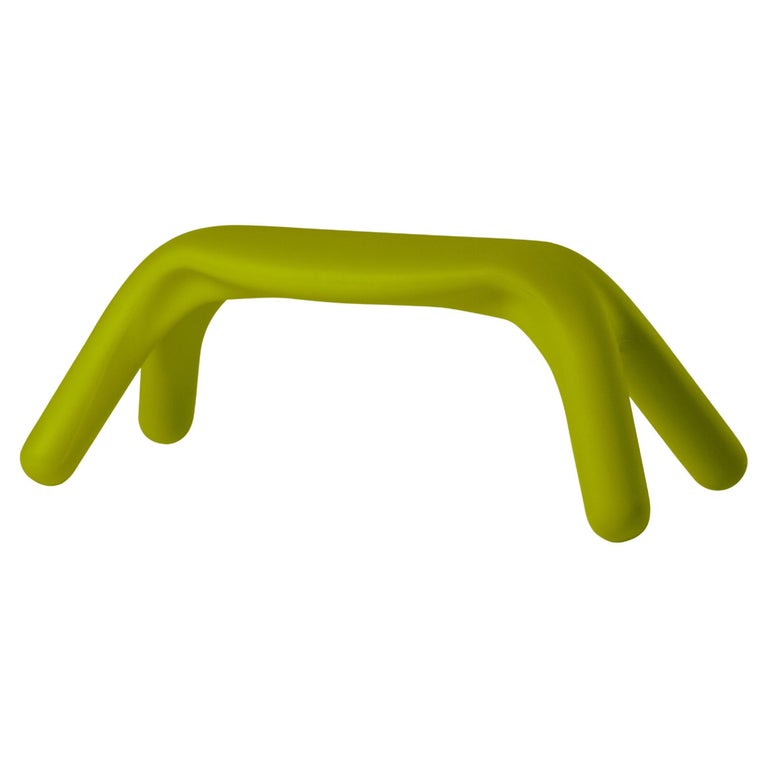 Slide Design Atlas Bench in Lime Green by Giorgio Biscaro For Sale at ...