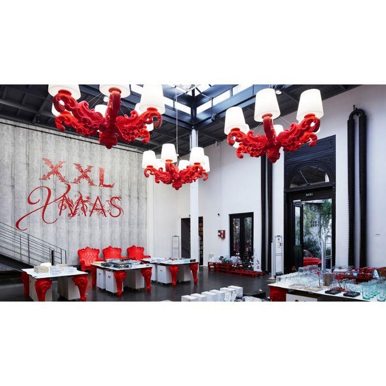 Slide Design Crown of Love Pendant Light in Milky White by Moro ...