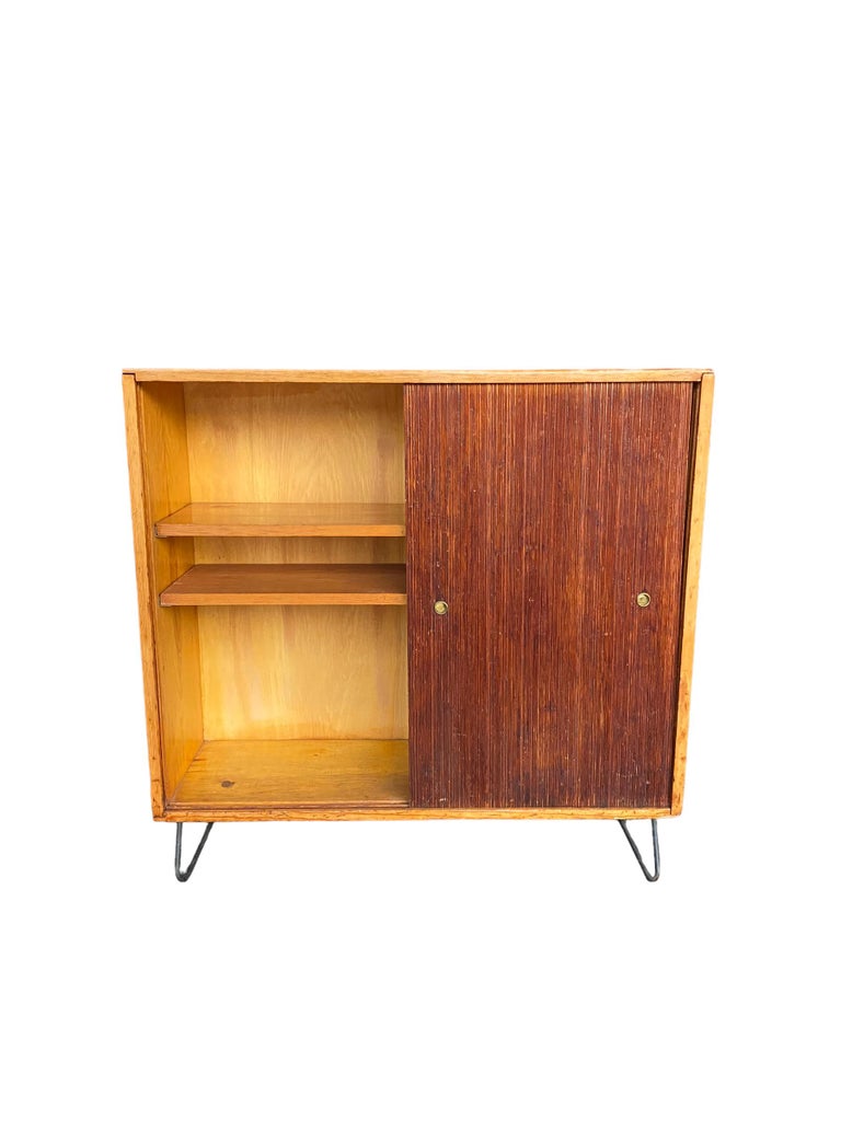 Sliding Tamboor Door Cabinet For Sale at 1stDibs