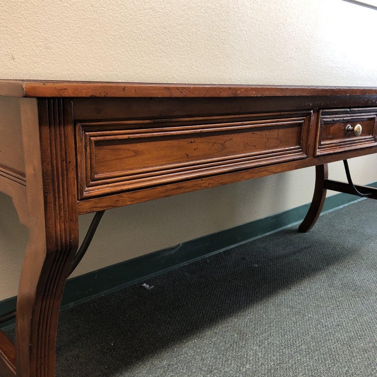 Sligh Wooden Desk For Sale at 1stDibs