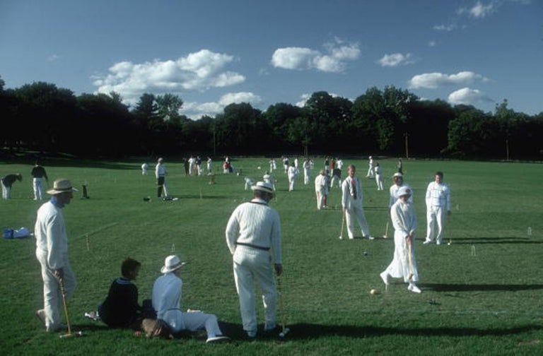 Slim Aarons - Slim Aarons, Croquet Fairfield (édition de la succession ...