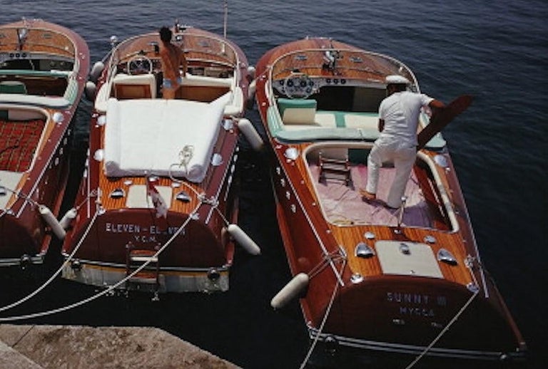 Slim Aarons - Waterskiing at the Hotel du Cap, Eden Roc, Slim Aarons ...