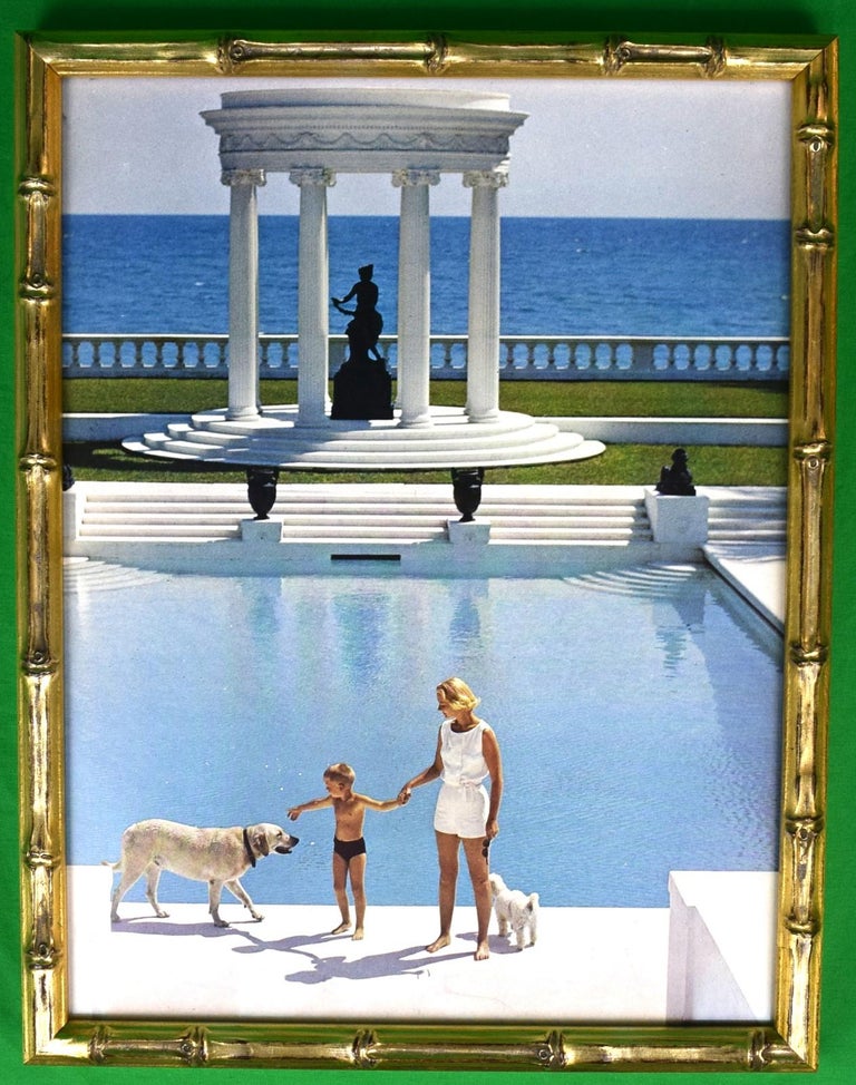 Slim Aarons - Slim Aarons C.Z. Guest At Villa Artemis In Palm Beach ...