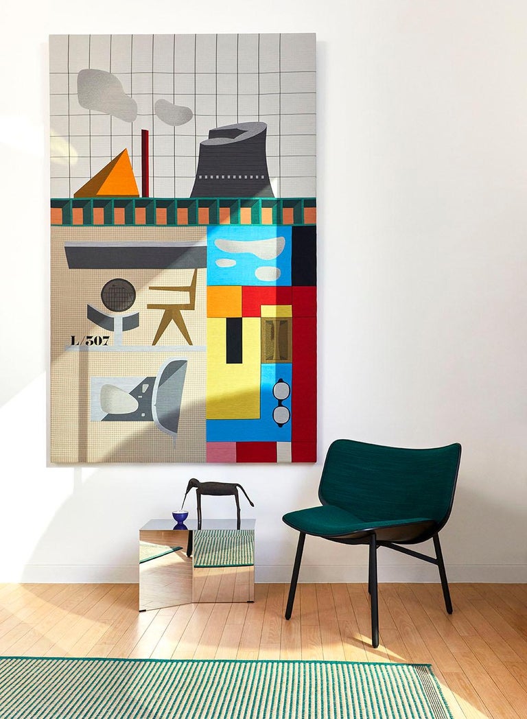 Slit Table Oblong Mirror for Hay For Sale at 1stDibs