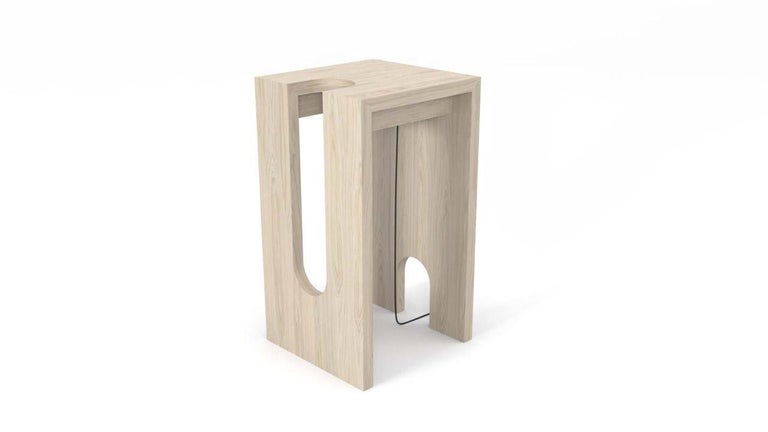 Slotted Side Table For Sale at 1stDibs