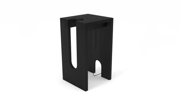 Slotted Side Table For Sale at 1stDibs