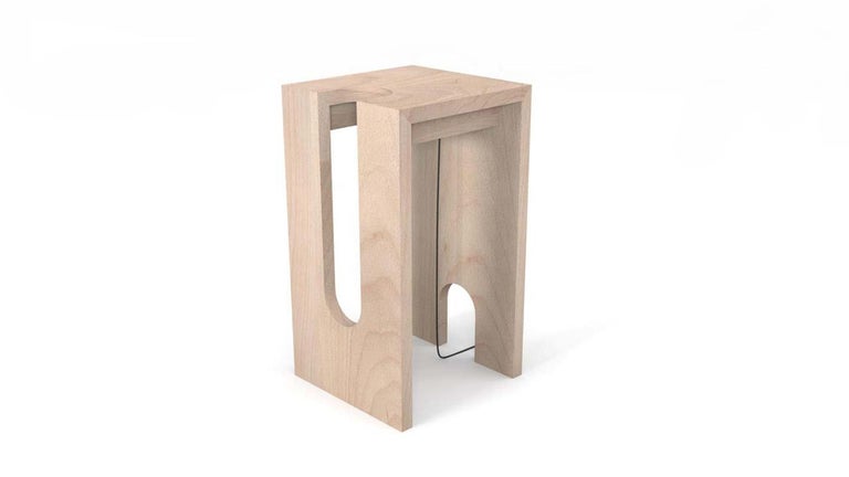 Slotted Side Table For Sale at 1stDibs