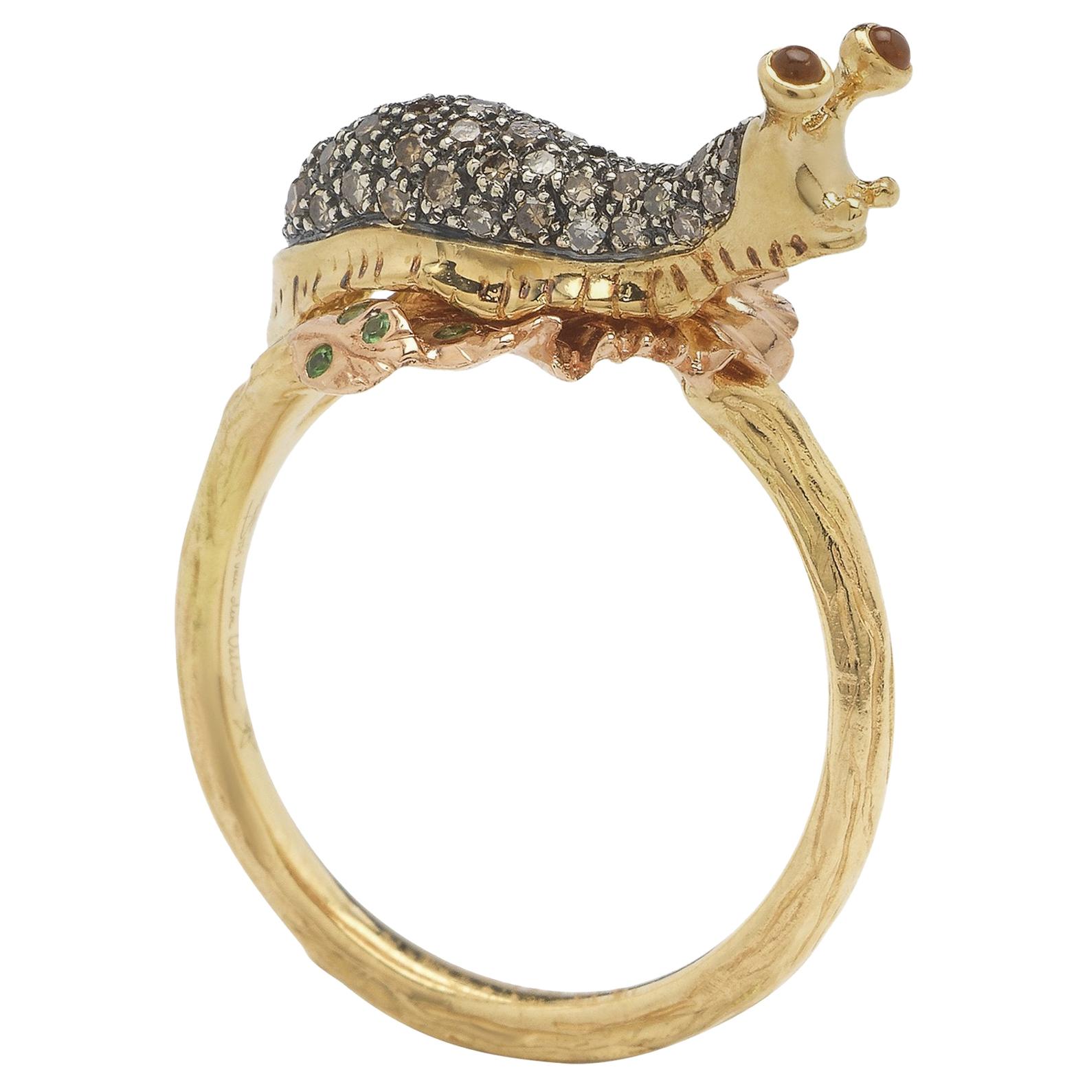 Lion Stackable Ring Diamond For Sale at 1stDibs