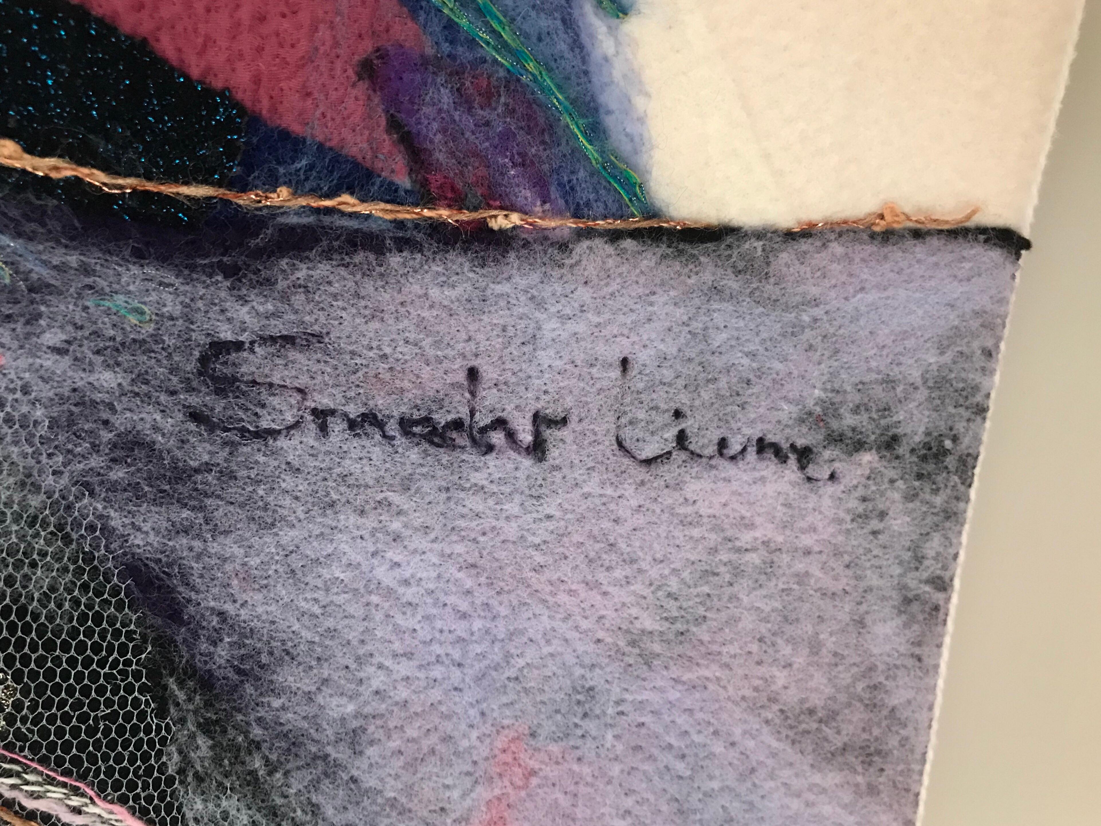 Smadar Livne Modernist Fiber Composition Abstract Wall Art Tapestry For ...