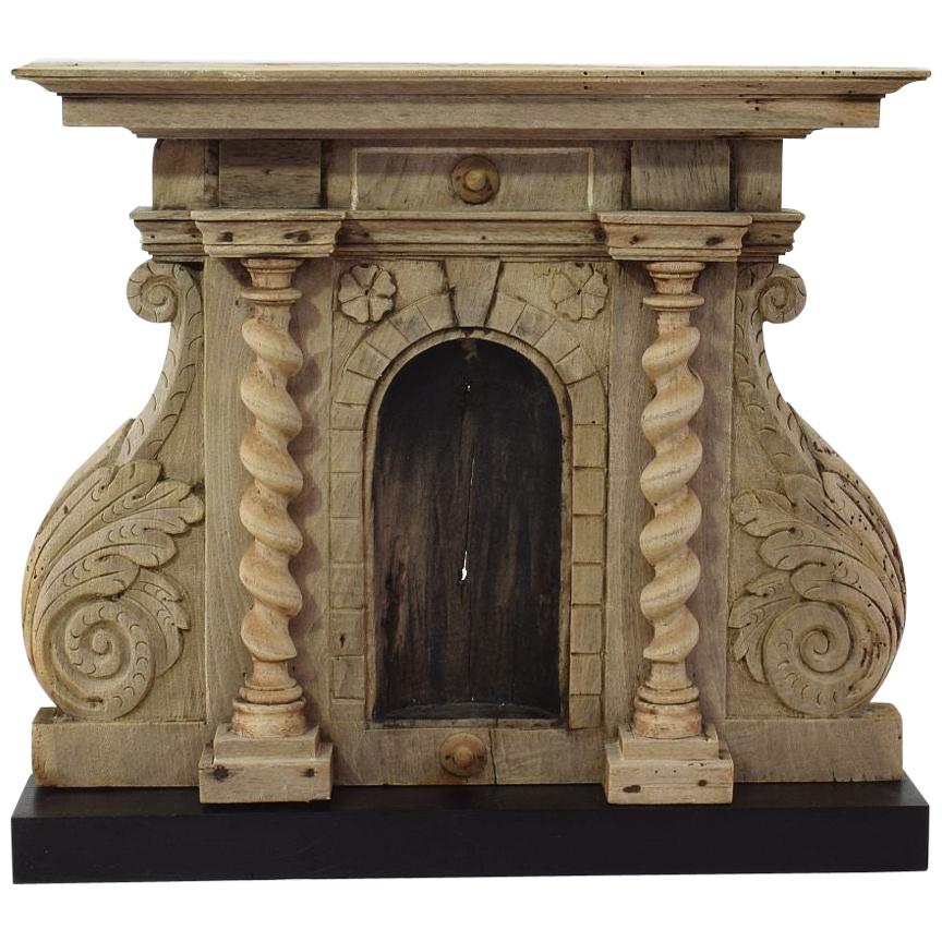 Small 18th Century French Carved Oak Baroque Altar Niche at 1stDibs ...