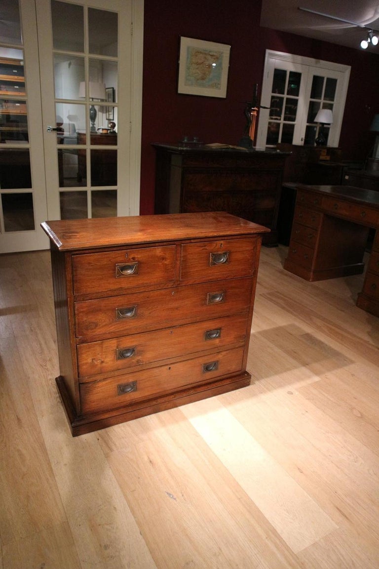 Small 19th Century colonial chest of drawers at 1stDibs