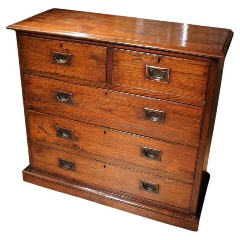 Small 19th Century colonial chest of drawers at 1stDibs