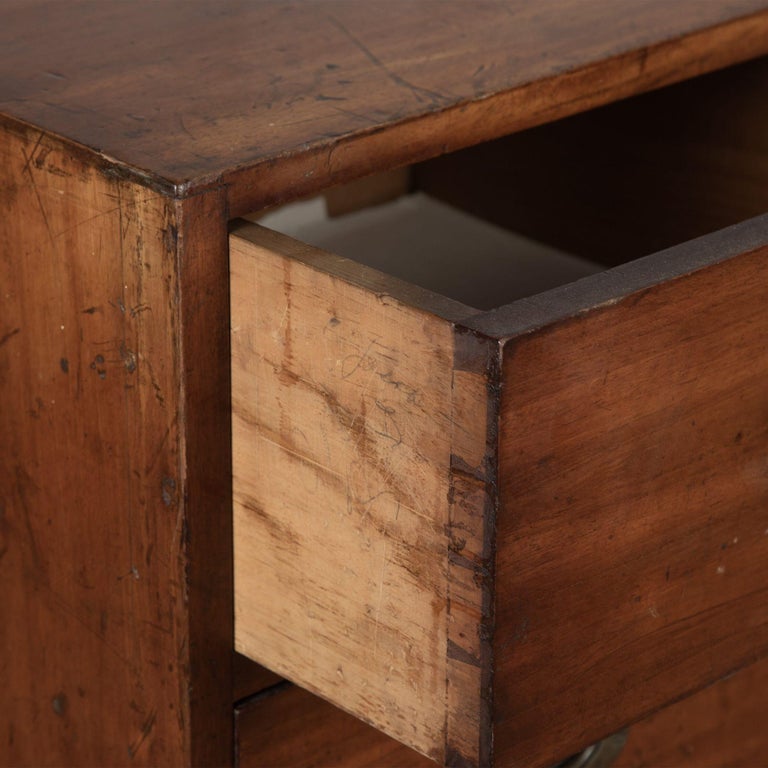 Small 19th Century Teak Military Campaign Chest of Drawers For Sale at ...