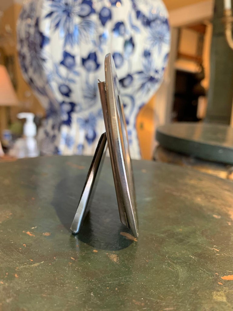 Small 20th Century Capiz Shell Round Picture Frame at 1stDibs