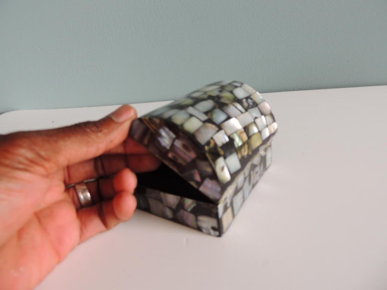 Small Abalone Shells Decorative Box For Sale at 1stDibs