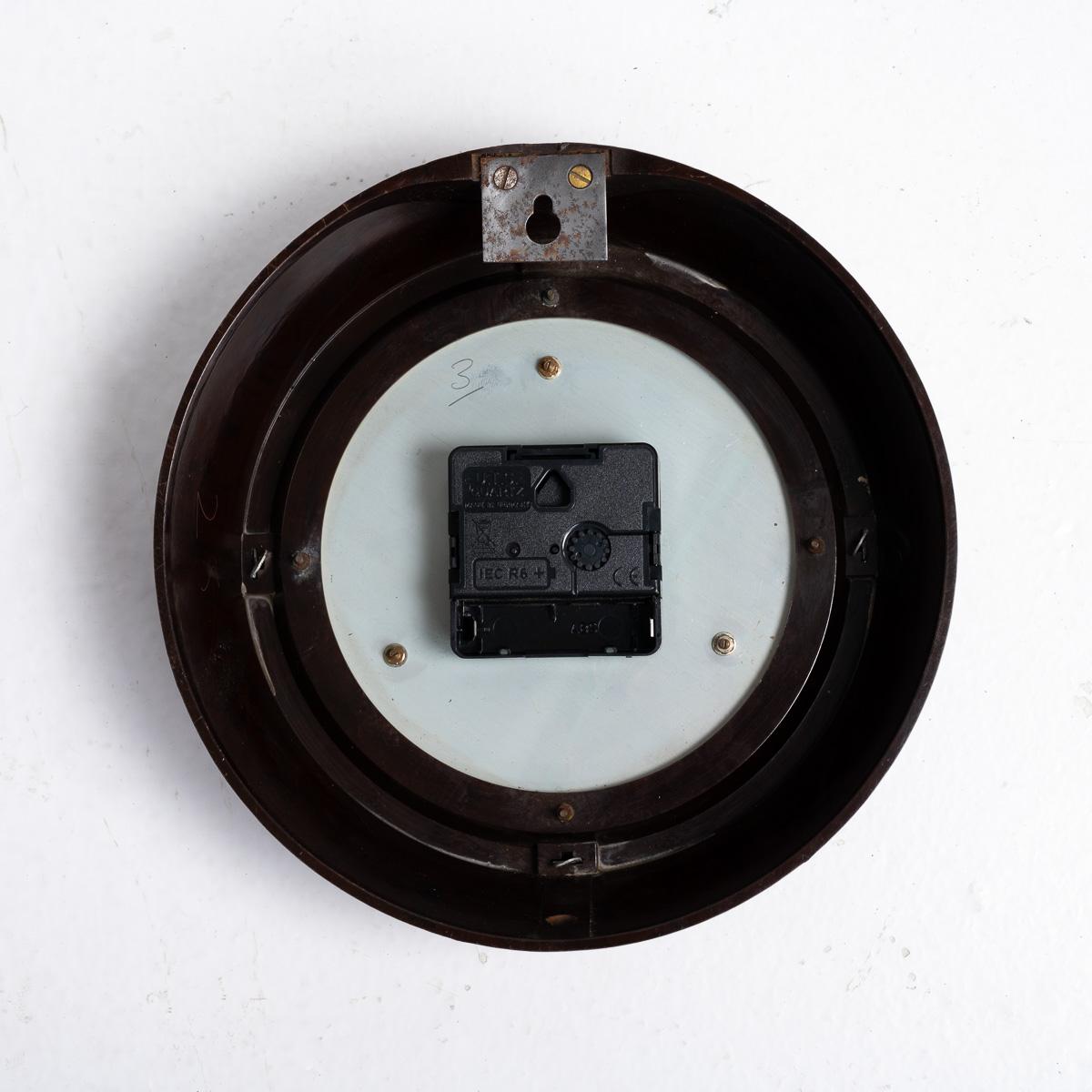 Small Antique Bakelite Factory Clocks by Smiths English Clock Systems ...