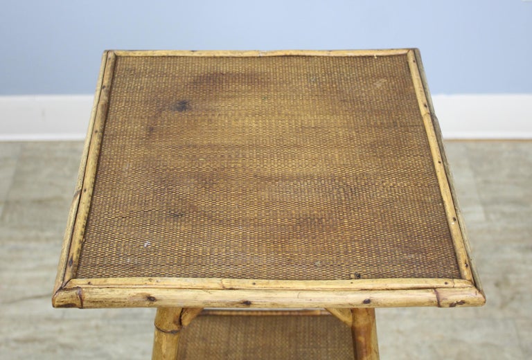Small Antique Bamboo Side Table at 1stDibs | small bamboo table, small ...