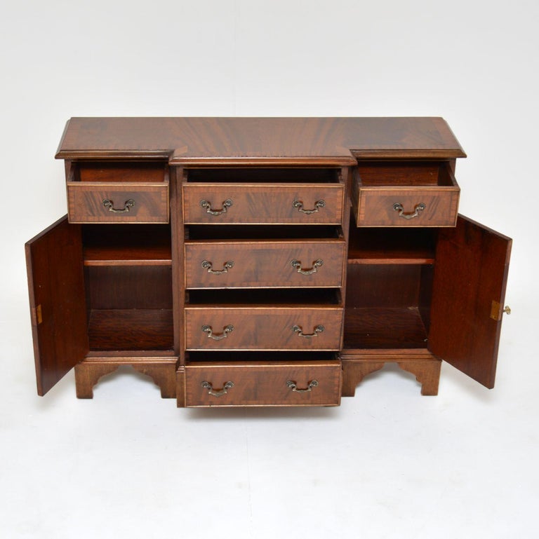 Small Antique Breakfront Sideboard at 1stDibs