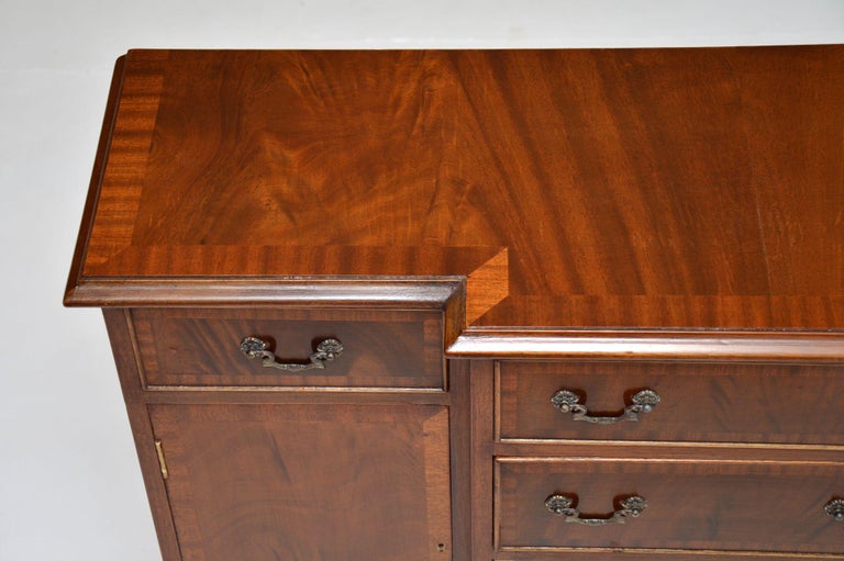 Small Antique Breakfront Sideboard at 1stDibs