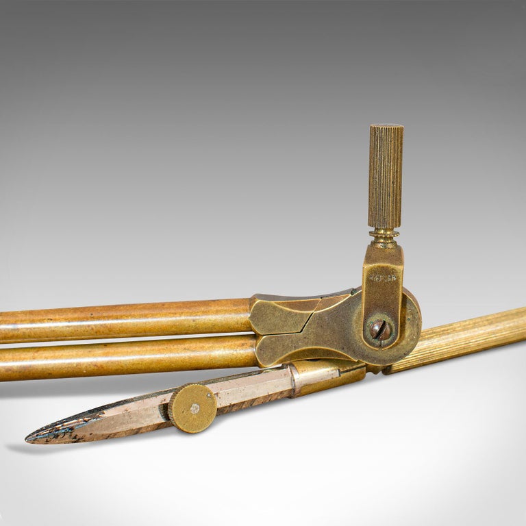 Small Antique Cartographer's Tool Set, German, Draughtsman's Instrument ...