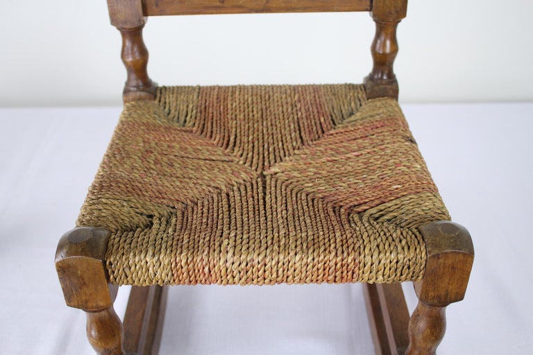 Small Antique Child's String Rocker at 1stDibs | antique child rocker ...