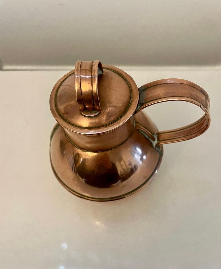 Small Antique Copper Jersey Can For Sale at 1stDibs