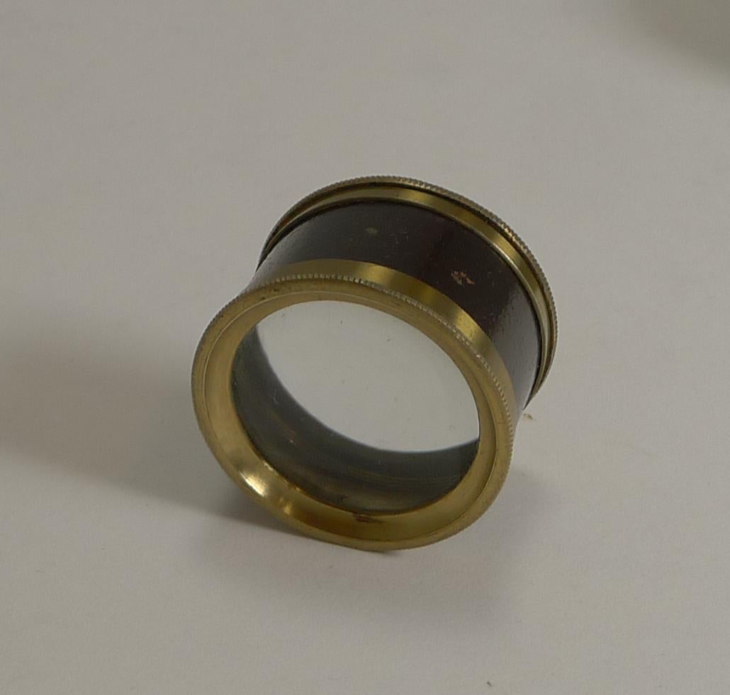 Small Antique English Magnifying Glass / Lens in Box, circa 1850 at 1stDibs