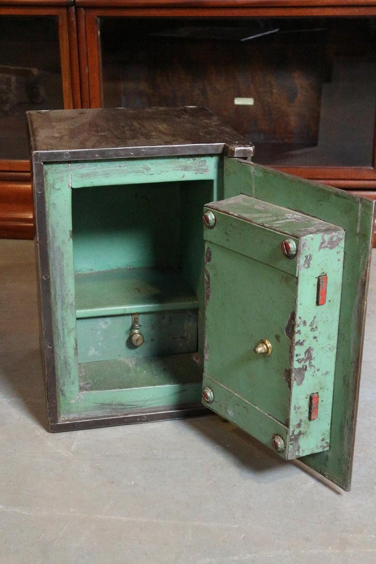 Small Antique English Safe at 1stDibs