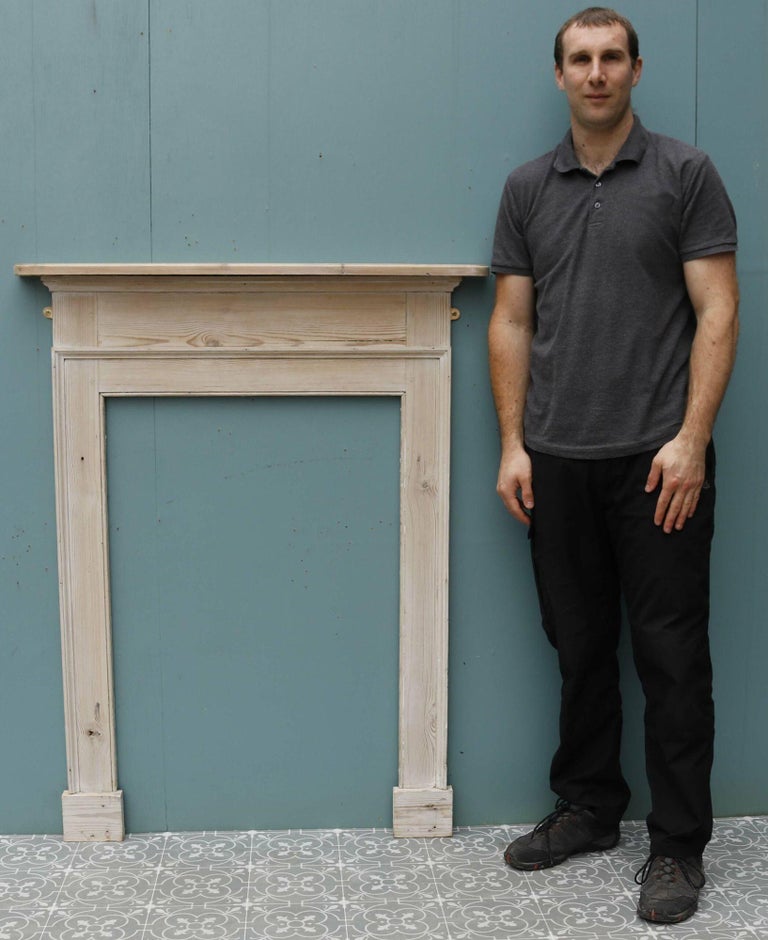 Small Antique English Timber Fire Mantel For Sale at 1stDibs