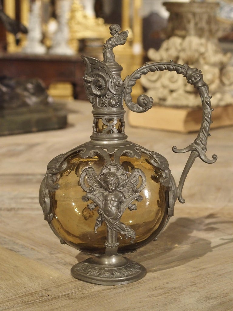 Small Antique French Renaissance Style Pitcher, circa 1875 at 1stDibs