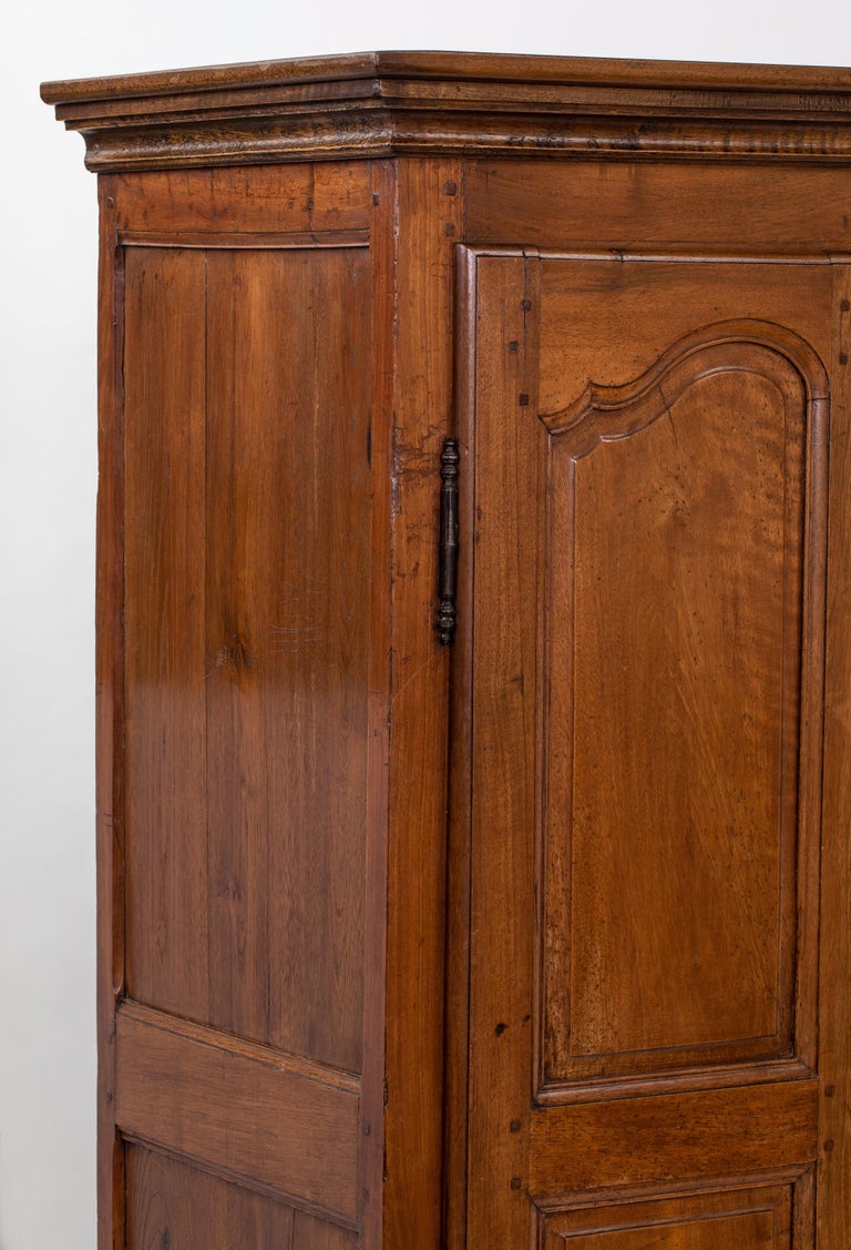 Small Antique French Walnut Armoire at 1stDibs