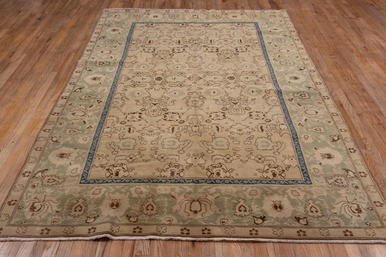 Small Antique Indian Agra Carpet, circa 1920s, Soft Palette For Sale at ...