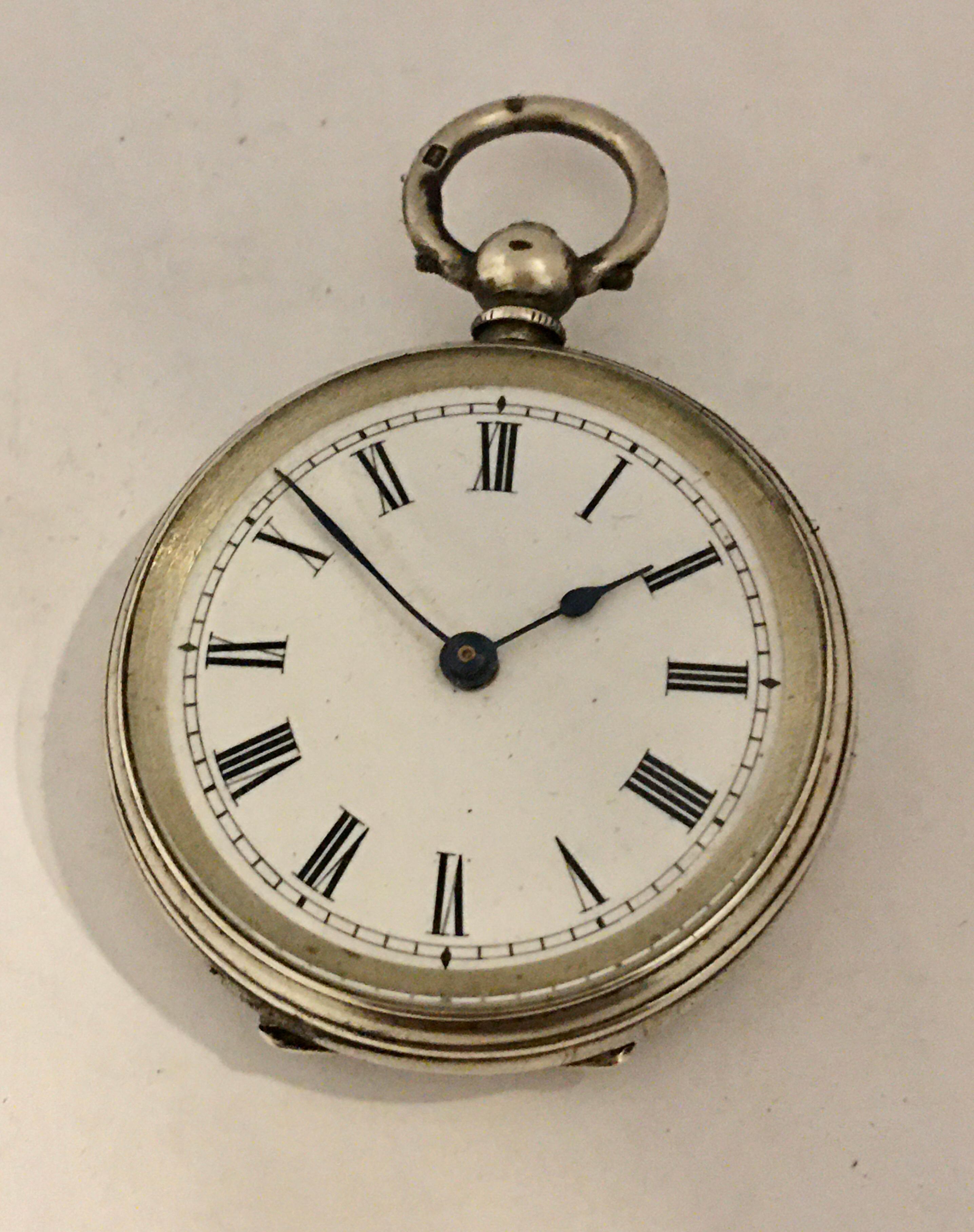 Small Antique Key-Wind Silver Pocket Watch, circa 1880 For Sale at ...
