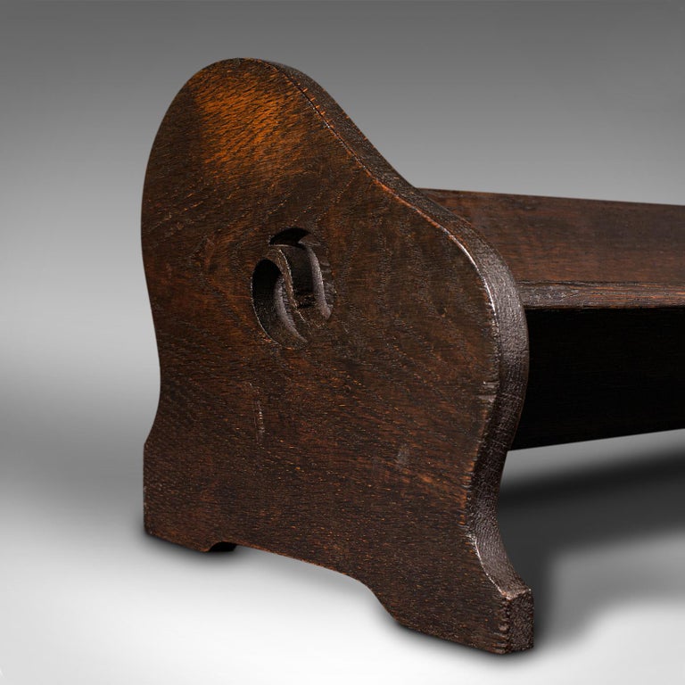 Small Antique Novel Rest, English, Oak, Book Trough, Stand, Edwardian ...