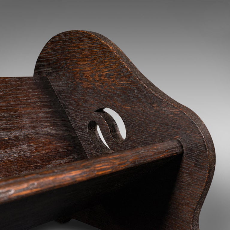 Small Antique Novel Rest, English, Oak, Book Trough, Stand, Edwardian ...