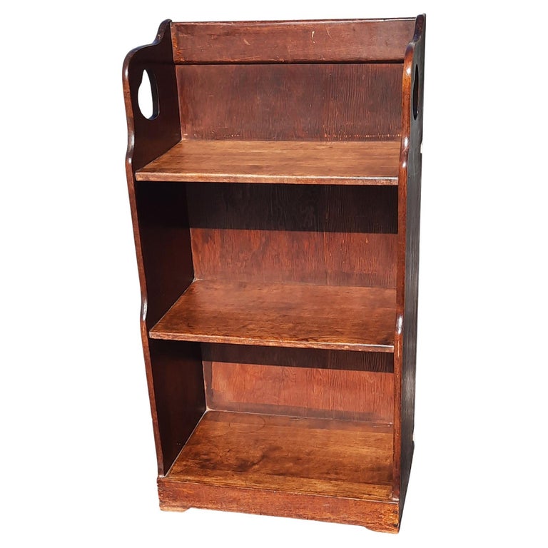 Small Antique Oak and Pine Bookcase Etagere, circa 1890s at 1stDibs