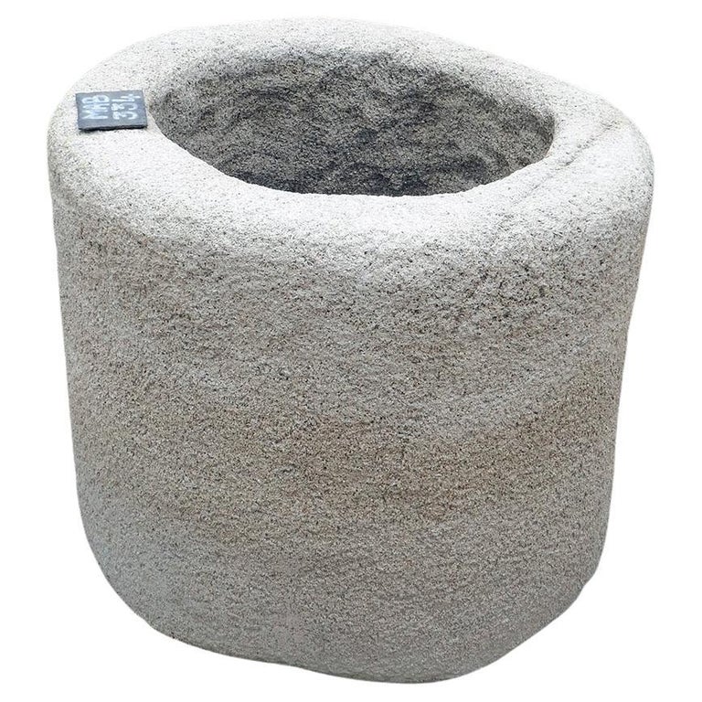 Small Antique Round Stone Trough For Sale at 1stDibs