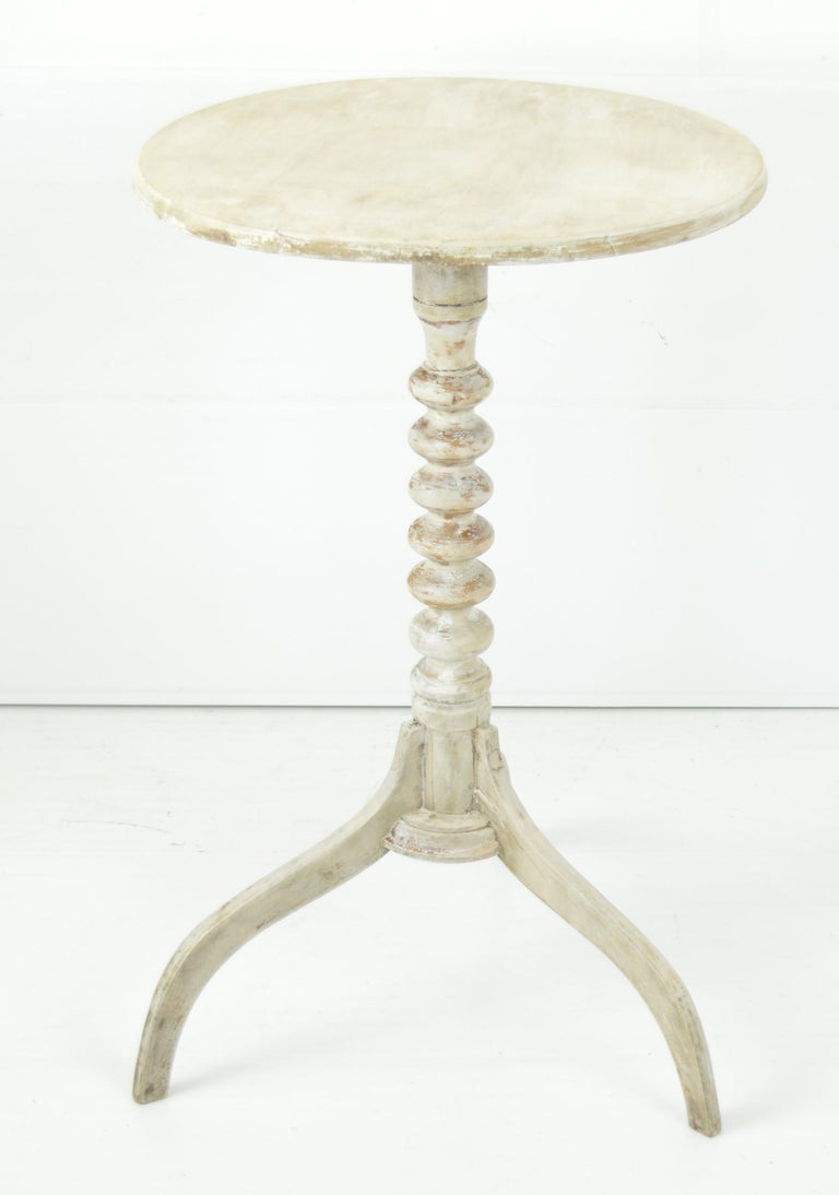 Small Antique Rustic Round Tripod Table For Sale at 1stDibs | antique ...